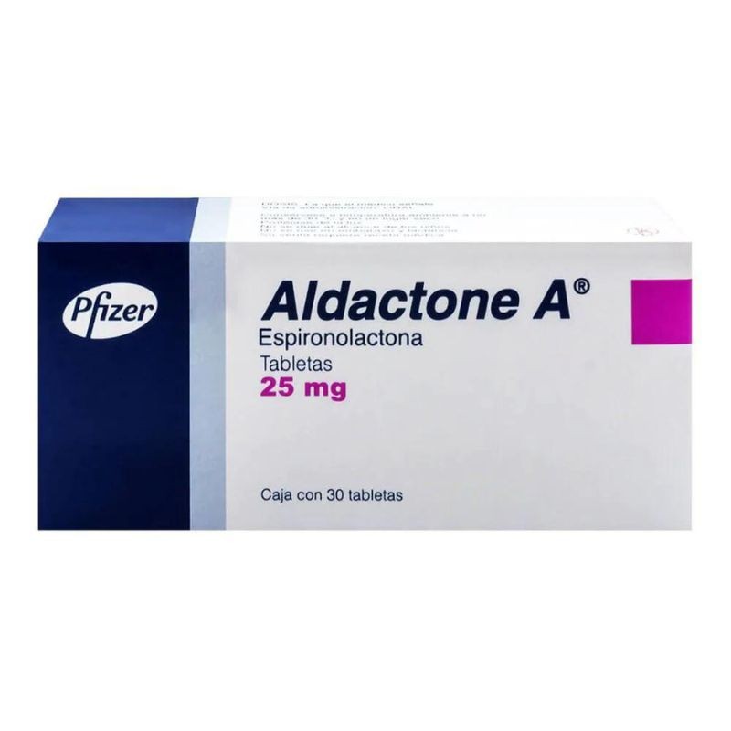 ALDACTONE-A 25 MG, 30 TABLETAS.